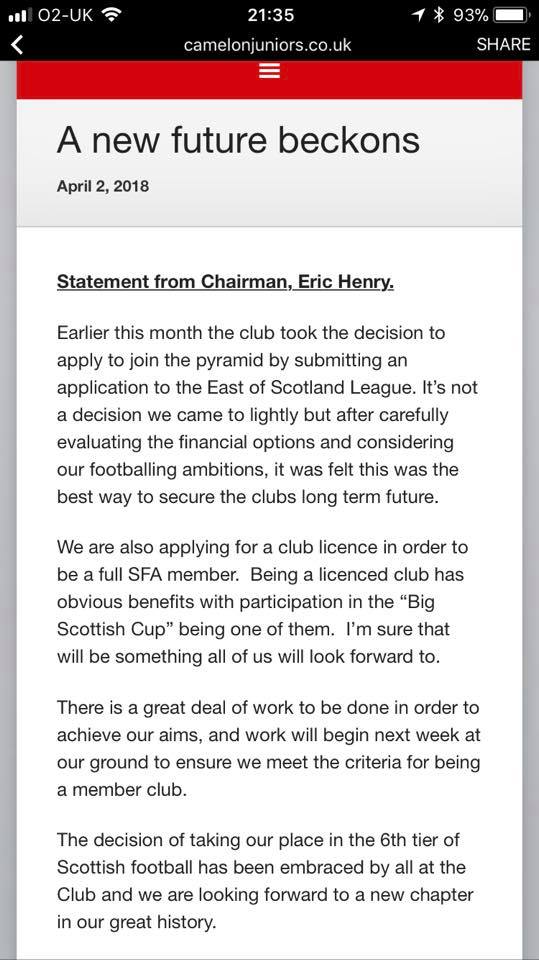 Scottish Football - The Pyramid System - Other Football - virtual west bank