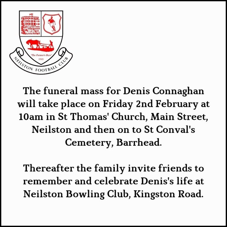 Denis Connaghan - General St. Mirren Discussion - virtual west bank