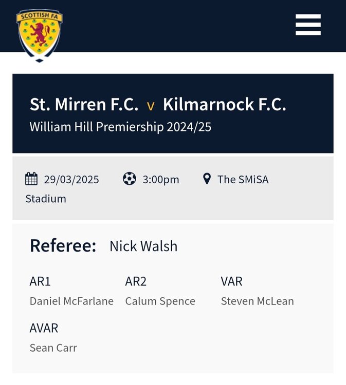 Paisley Buddie Boys V Ayrshire Killie Boys SPFL PREMIERSHIP 29/3/25 - Matchday & Travel Club ...